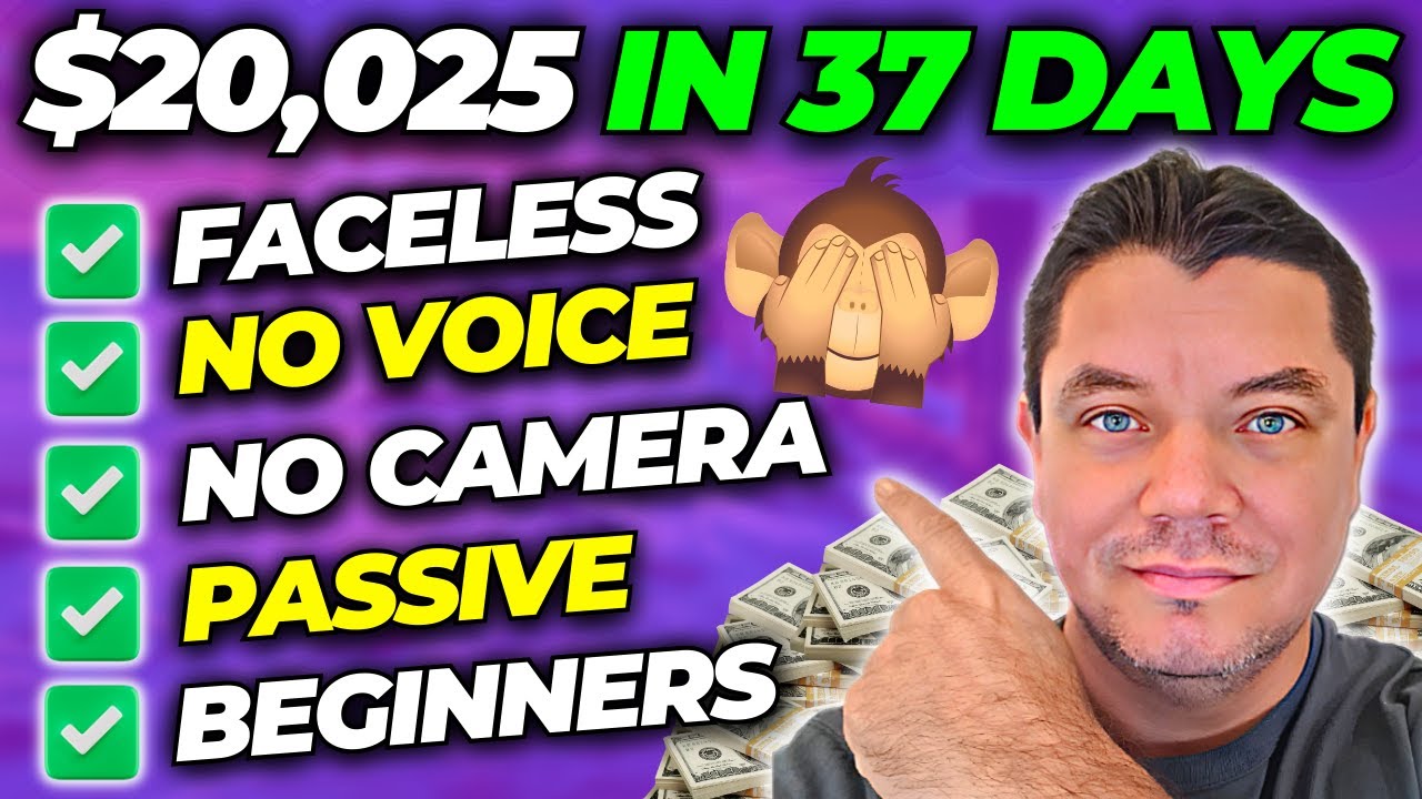 Passive Income - $23,025 Made By A Beginner In 37 Days With FACELESS ...