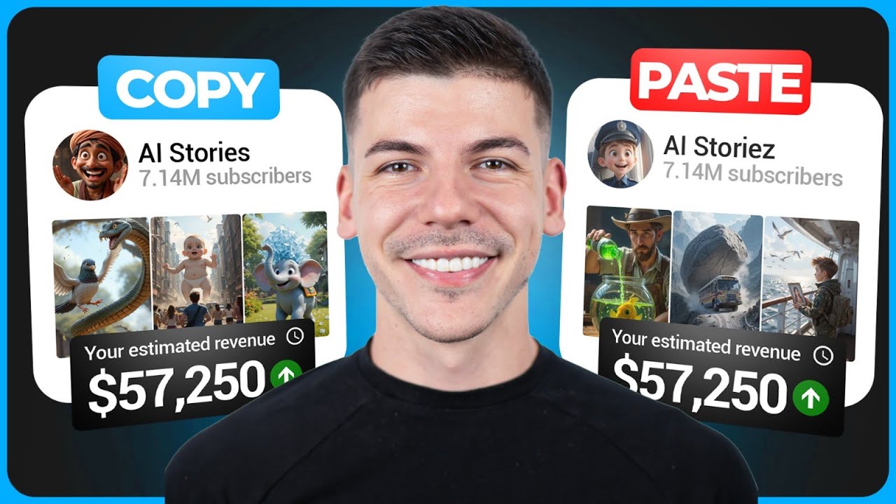 I Copied A YouTube Channel That Makes $57K/Month (i Got Rich Af)